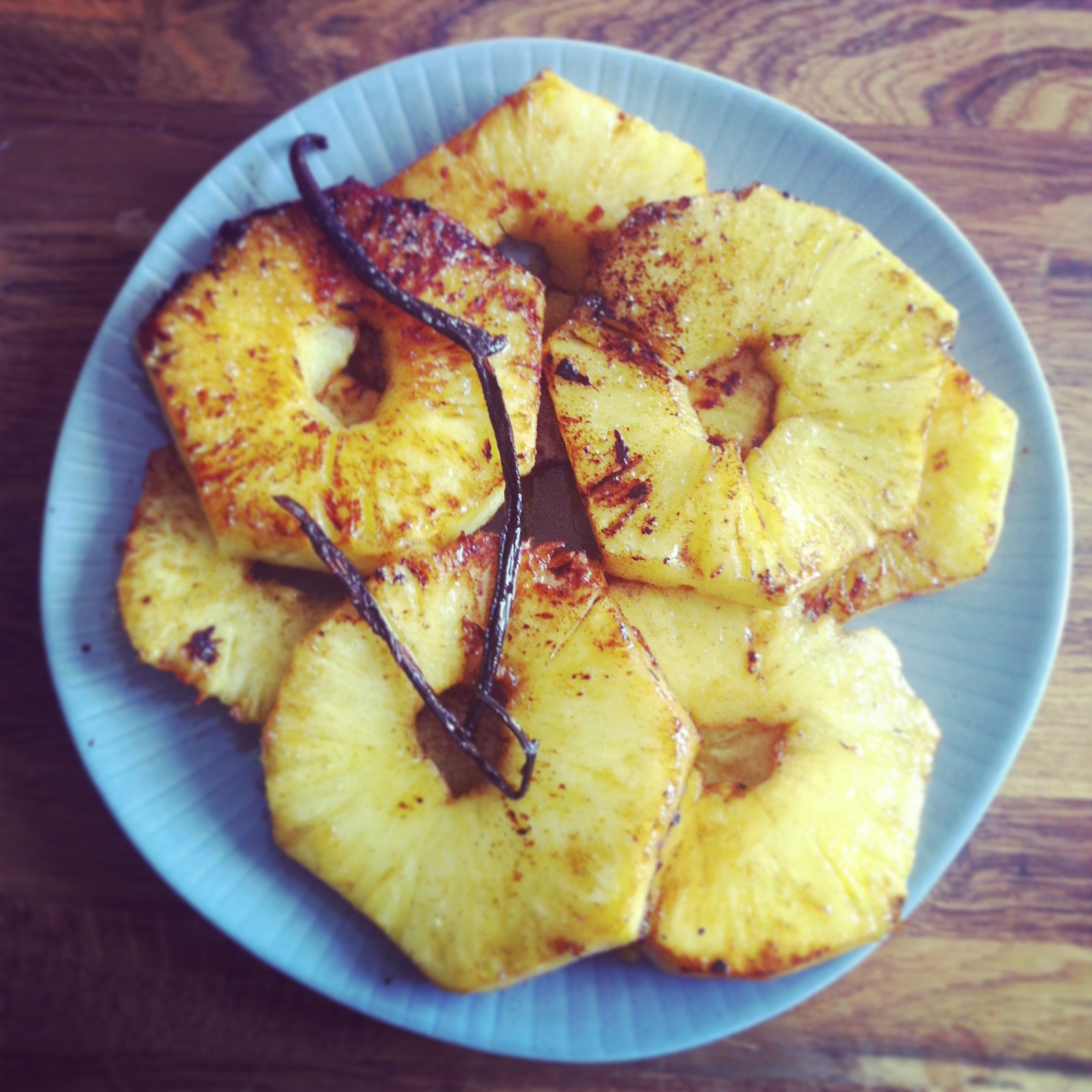 Ananas rôti / Roasted pineapple